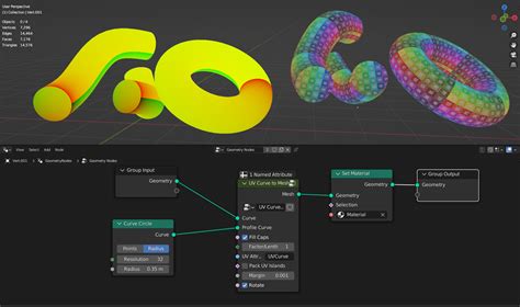 how to create uv in one position and use in another position with geometry nodes modeling