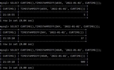 Mysql Time Functions Csveda