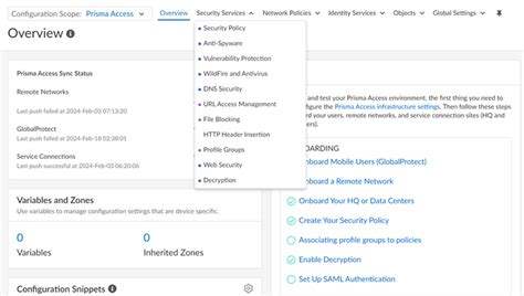 manage configuration scope