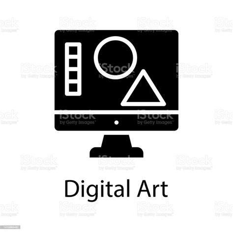 디지털 아트 벡터 솔리드 아이콘 디자인 일러스트 레이 션을 흰색 배경에 놓습니다 Eps 10 파일 0명에 대한 스톡 벡터 아트 및 기타 이미지 Istock