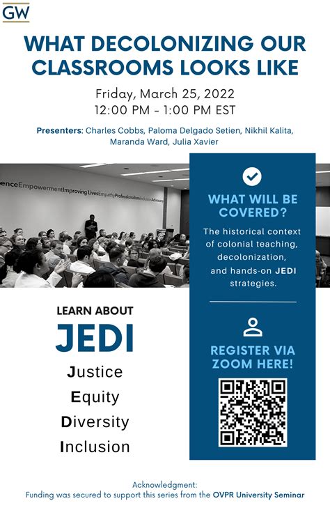 What Decolonizing Our Classrooms Looks Like Diversity And Inclusion Gw School Of Medicine And