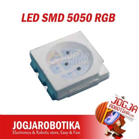Jual Led Smd 5050 Rgb Lampu Led Smd Rgb 3 Warna Red Green Blue Kab Sleman Jogjarobotika