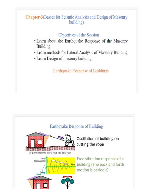 Module 03 Quantitative Methods Of Seismic Evaluation Pdf