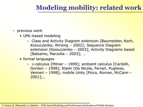 Ppt Uml Based Modeling And Performance Evaluation Of Mobile Systems