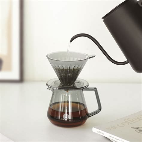 올인원 트라이탄 드리퍼 브루어 커피 핸드드립세트2colors 타임모어