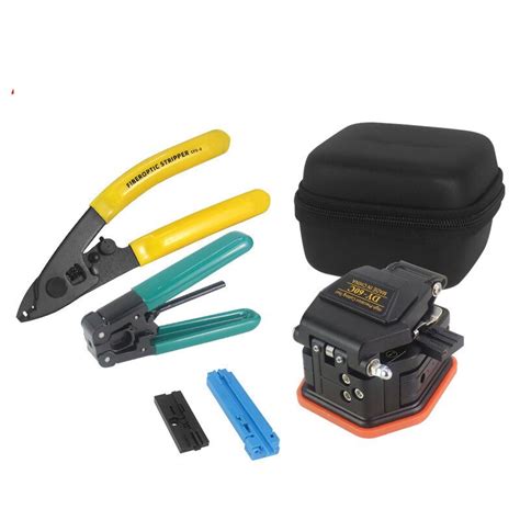 Ftth Optical Fiber Tool Set Optical Fiber Leather Grandado