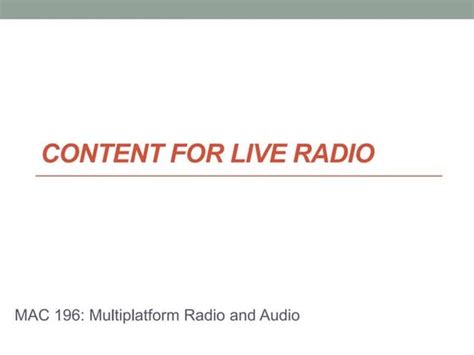 Example Radio Script Pdf