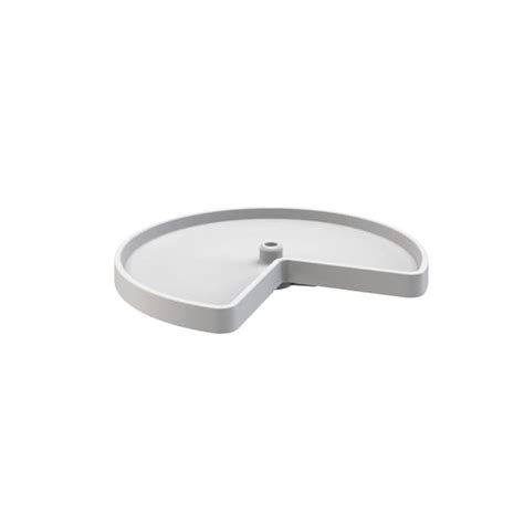 Rev A Shelf Value Line Polymer Kidney Shaped Lazy Susan Shelf For Corner Base Cabinets 3471 24
