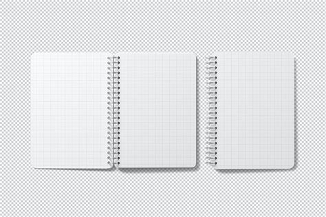 螺旋笔记本内页设计展示样机 Psd 云瑞设计