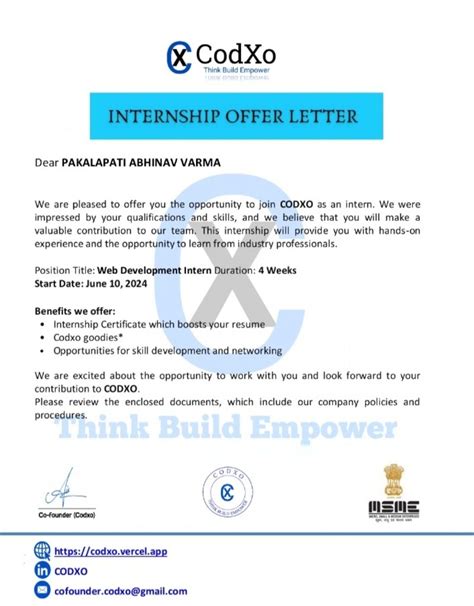 Abhinav Varma On Linkedin Codxo Webdevelopment Internship