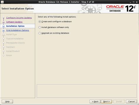 Installing Oracle Database Software And Creating A Database