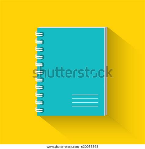 Notebook Flat Icon Stock Vector Royalty Free Shutterstock