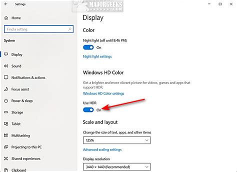 How To Enable HDR In Windows 10 11 MajorGeeks