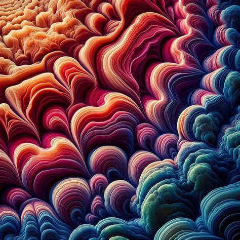 Abstract Organic Texture Premium Ai Generated Image