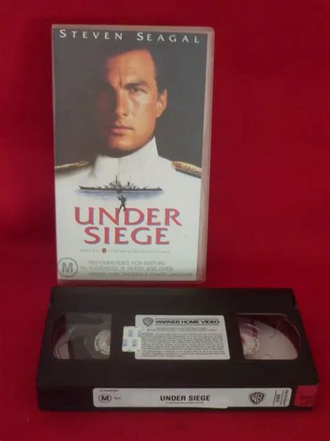 Under Siege With Steven Seagal Vhs Video Tape Vgc Classic 500 Picclick Au