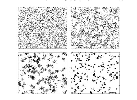 Examples Of The Spatial Aggregation Pattern Simulated By The Poisson Download Scientific