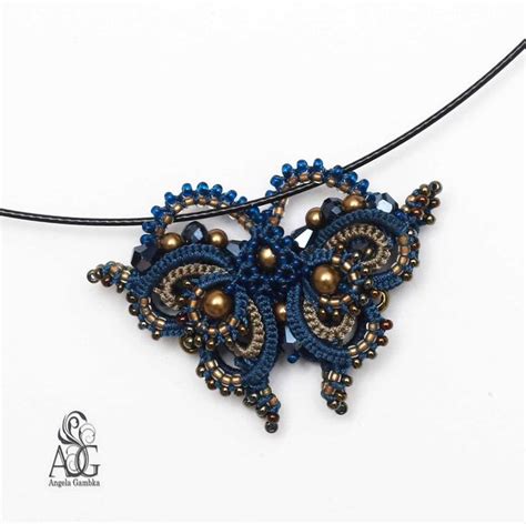 Pdf Tatting Tutorial Shuttle Tatting Pattern And Scheme Pendant Butterfly Etsy Shuttle