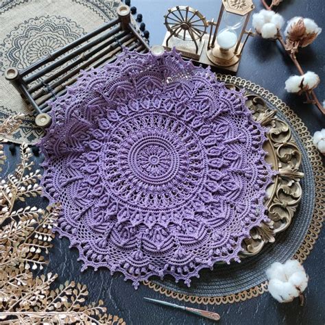 Pattern With Photo Tutorial For Crochet Doily Amanda Pdf Crochet Doily Pattern Step By Step