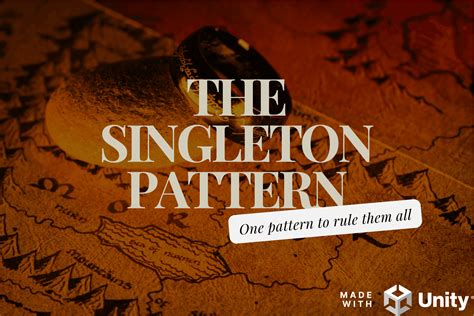 The Singleton Pattern In Unity3d Gdanilo