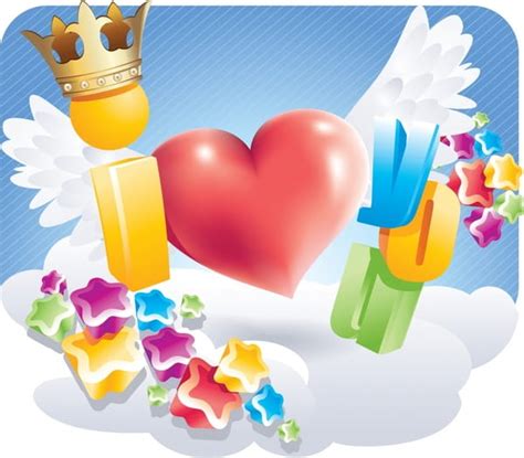 로맨틱 사랑 패턴 벡터 Eps Uidownload