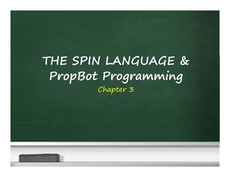 Pdf 3 The Spin Language And Propbot Programming Dokumentips