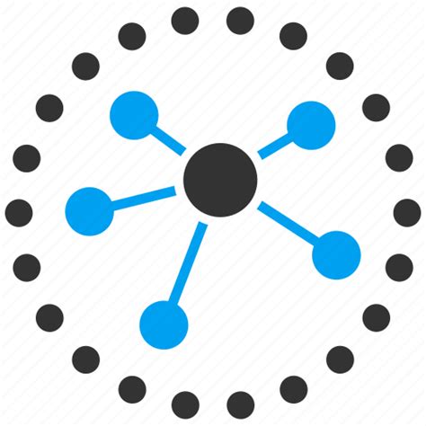 Diagram Graph Links Nodes Relations Icon