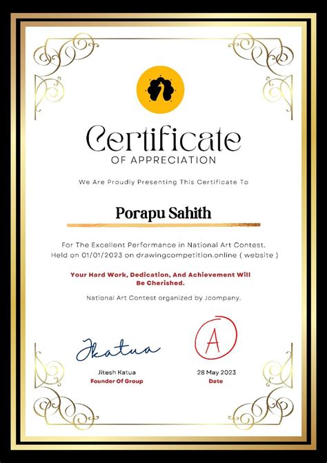 Sahith Porapu On Linkedin Nationalartcontestwinner Artisticjourney Creativityunleashed