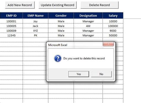 Data Entry Form In Excel PK An Excel Expert