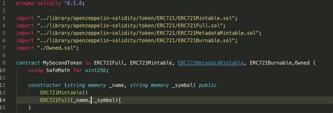 Contract Deployment Erc721 Token Name And Symbol Not Shown In