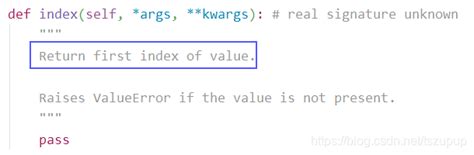 Python返回列表中特定元素对应的索引返回列表某个元素的index Csdn博客