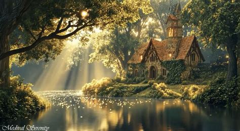 Слънцето на лъчите идват в гората онлайн пъзел