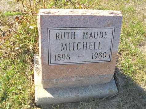 Ruth Maude Williams Mitchell 1898 1980 Find A Grave äreminne