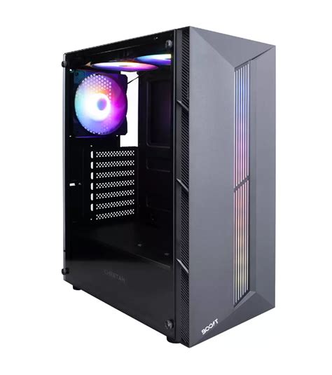 Boost Cheetah Rgb Mid Tower Atx Pc Gaming Case