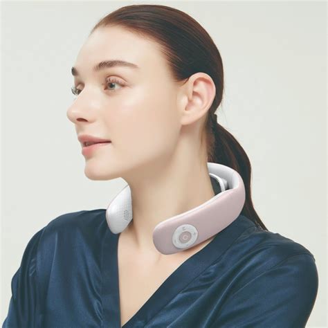 Low Frequency Pulse Neck Massager With Voice Broadcast Wireless Neck