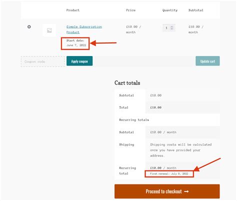 WooCommerce Subscriptions Custom Start Date By Progos CodeCanyon