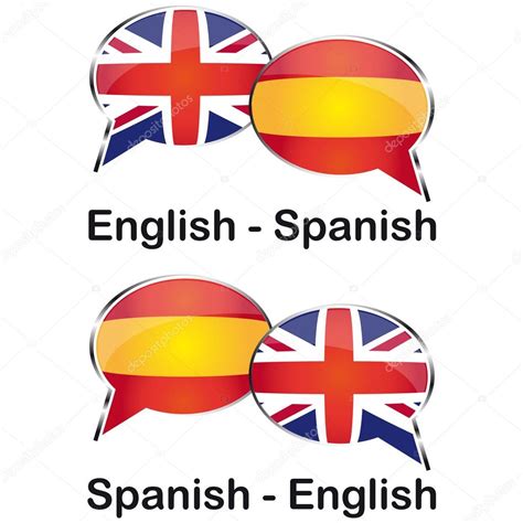 Nube De Traductor Español Inglés Vector De Stock Por ©studioarte2015