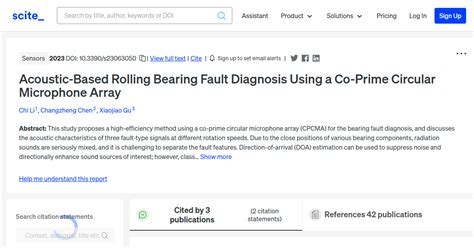 Acoustic Based Rolling Bearing Fault Diagnosis Using A Co Prime Circular Microphone Array