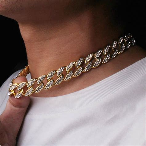 Gold Diamond Necklace For Men Mens Diamond Necklaces Super Sale Up To