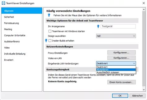Teamviewer Classic Im Lan Verwenden