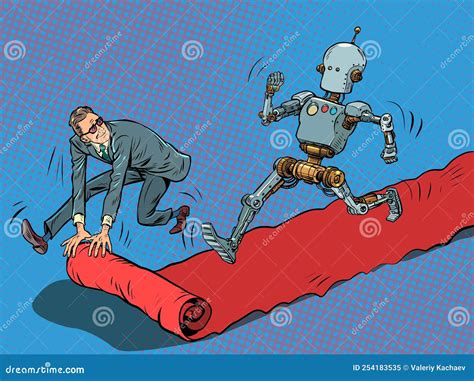 Robot Hero Logo Sign Design Vector Illustration 243298452