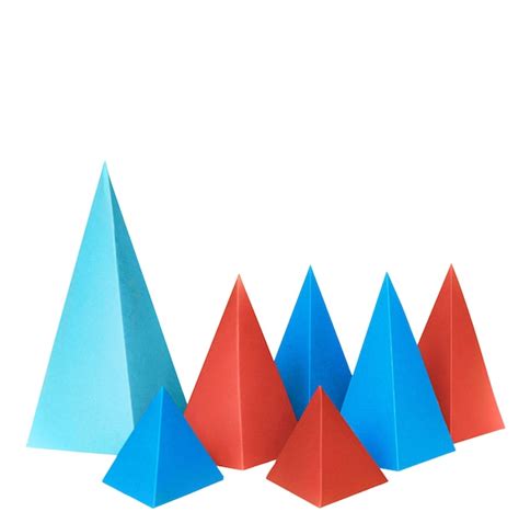 흰색 배경에 고립 된 추상 종이 개체 무료 Psd 파일