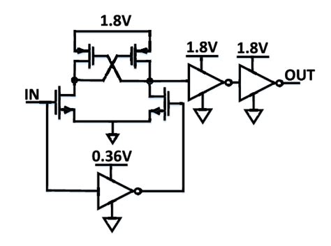 Circuit Schematic Of Level Shifter Download Scientific Diagram