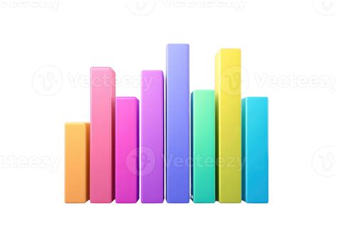 Colorful Vertical Bars Arranged In Varying Heights Resembling A Bar Chart Or Graph Showcasing