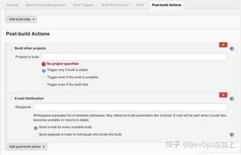Jenkins Job配置项详解 知乎