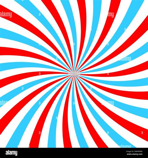 Pink And Blue Radial Twisted Stipes Vortex Effect Spiral Lines Pinwheel Pattern Circus