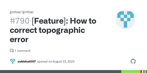 Feature How To Correct Topographic Error · Issue 790 · Gmtsargmtsar · Github