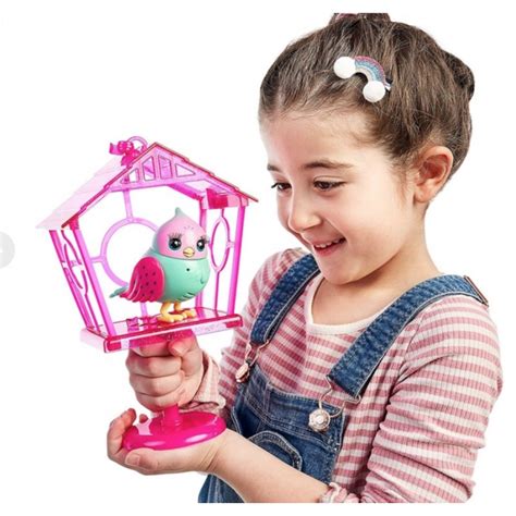 Интерактивная игрушка Говорящая птичка Пиппа Пипс со скворечником Moose ...