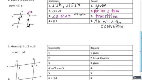 Using Parallel Lines Proofs Using Parallel Lines Proofs
