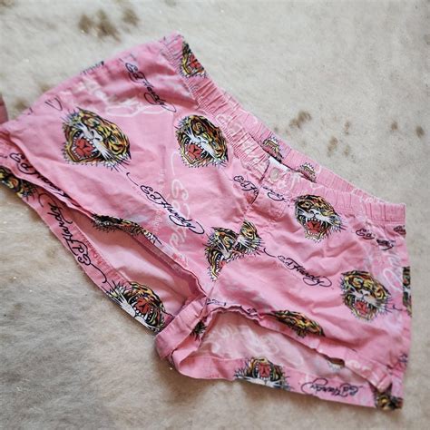Vintage Ed Hardy Pj Shorts Size Xs Depop