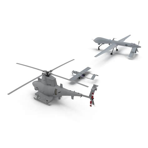 Colección Uav Rigged 3 Modelo 3d 569 Max Free3d
